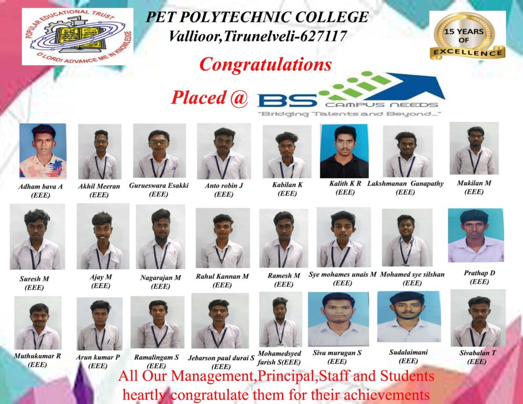 Gallery – PET POLYTECHNIC COLLEGE